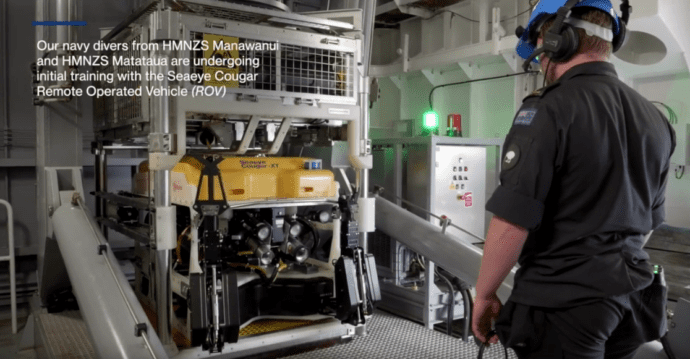 Saab Seaeye Cougar XT for Royal New Zealand Navy - BlueZone Group